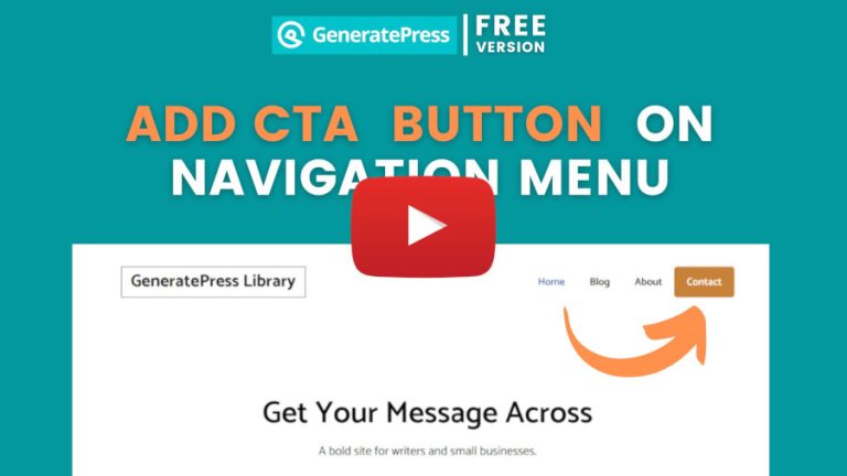 How to add Call To Action (CTA) button in the WordPress menu - wpframer